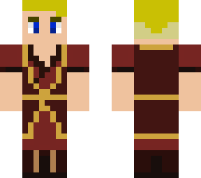 fire bender robes | Minecraft Skin