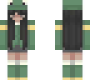 frog girl :D | Minecraft Skin