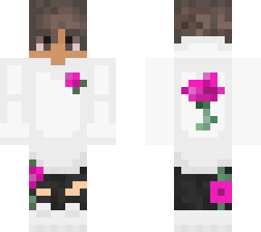 Pinky Flower - Boy | Minecraft Skin