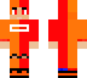 red and orange | Minecraft Skin