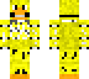 Withered chica | Minecraft Skin
