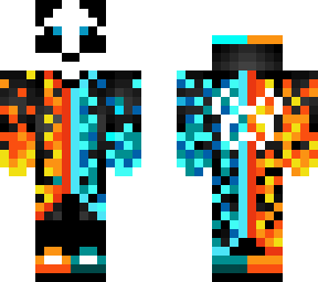 Full Power Elemental Panda | Minecraft Skin
