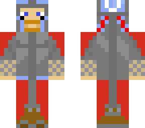 Knight with blue highlights and chainmail (overlay) reupload ...