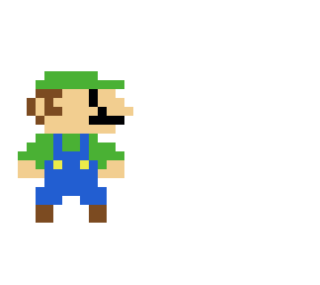 Luigi Pixel Art | Minecraft Skin