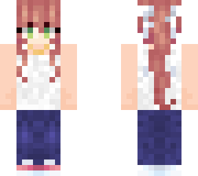 Monika Casual | Minecraft Skin