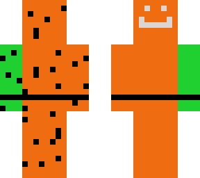 orange person | Minecraft Skin