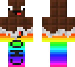 rainbow choco | Minecraft Skin