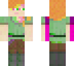 Glitched Alex ( credit to GoldenFreddyz9 and Indigulu) | Minecraft Skin
