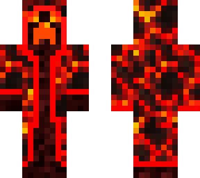 Mage Magma Creeper (3d) | Minecraft Skin