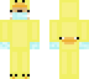 Quarantine shiba inu in a duckie onesie | Minecraft Skin