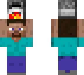 Steve throwing block | Minecraft Skin