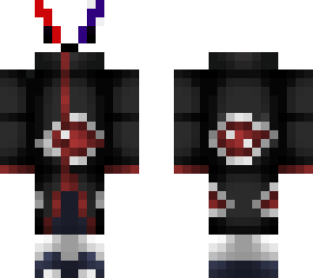 Ultra sans akatsuki rinnegan and sharingan | Minecraft Skin