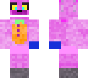 fixed blacklight bonnie with bon-bon | Minecraft Skin