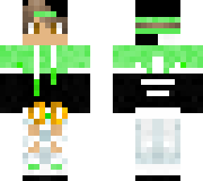 Green and Black | Minecraft Skin