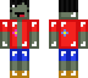 Pompadour Zombie Skeppy | Minecraft Skin