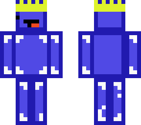 Purple Skeppy with crown | Minecraft Skin