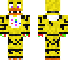Withered Chica | Minecraft Skin