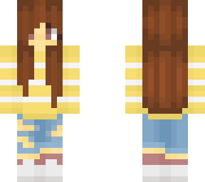 yellow stripe sweater | Minecraft Skin