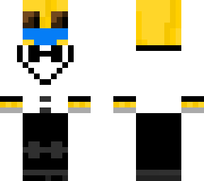 Agent Peely Wth Mask (Ghost) | Minecraft Skin