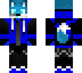 blur gamer wolf | Minecraft Skin