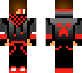 EDITED Red Gamer | Minecraft Skin
