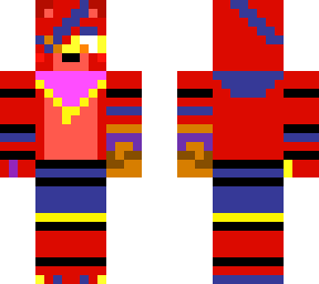 glamrock foxy | Minecraft Skins