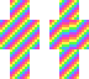 rainbow skin | Minecraft Skin