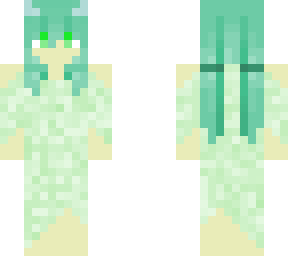 turquoise girl | Minecraft Skin