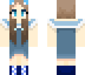 Blue girl | Minecraft Skin