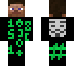 Hacker Steve | Minecraft Skins