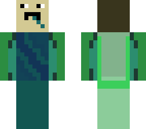 Half Invisible Stupid Man 2.0 | Minecraft Skin