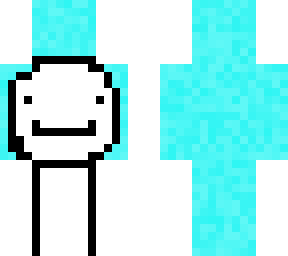 Light blue Dream skin | Minecraft Skin