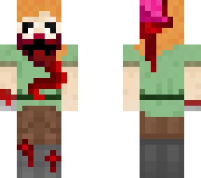 Mutated Creepy Alex | Minecraft Skin