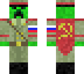 Russian Creeper | Minecraft Skin
