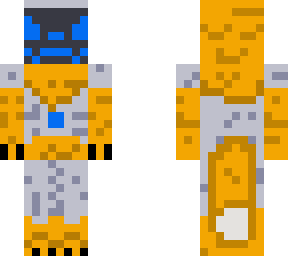 Sparky the Protogen UwU (Face edit) | Minecraft Skin