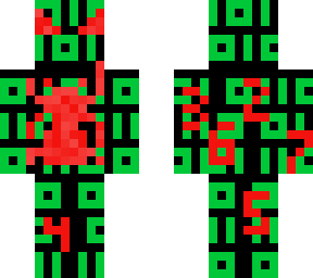 Corrupted Binary Code | Minecraft Skin