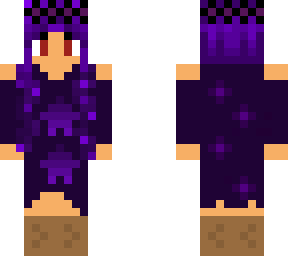 goth queen/purple princess | Minecraft Skin