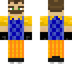Hello Neighbor Big Moustache | Minecraft Skin