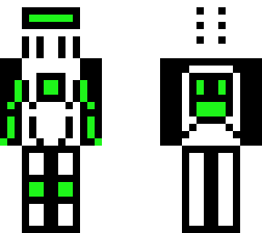 Infected Cyborg | Minecraft Skin
