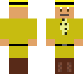 the man in the yellow hat | Minecraft Skin