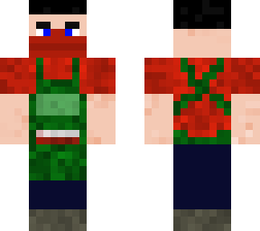 Bunnings Worker With Face Mask | Minecraft Skin