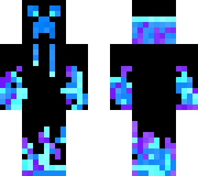 glowing gamer creeper | Minecraft Skin