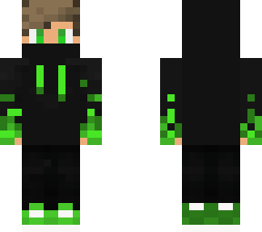 green and black | Minecraft Skin