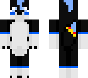 Recolour of my dark wolf | Minecraft Skin