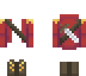 Red warrior -OB- | Minecraft Skin