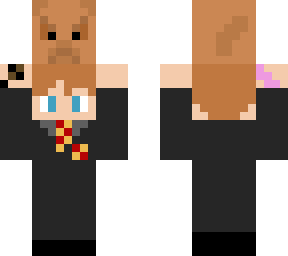 Ron Weasley Holding Crookshanks away from Scabbers | Minecraft Skin