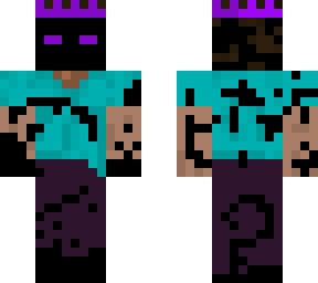 Steve (But he's being possessed by the Void Wither Storm) | Minecraft Skin