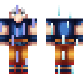 Ultra Instinct Goku | Minecraft Skin