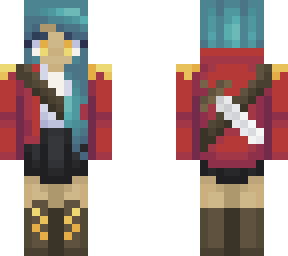 Warrior girl | Minecraft Skin