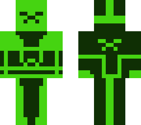 Captain creeper | Minecraft Skin